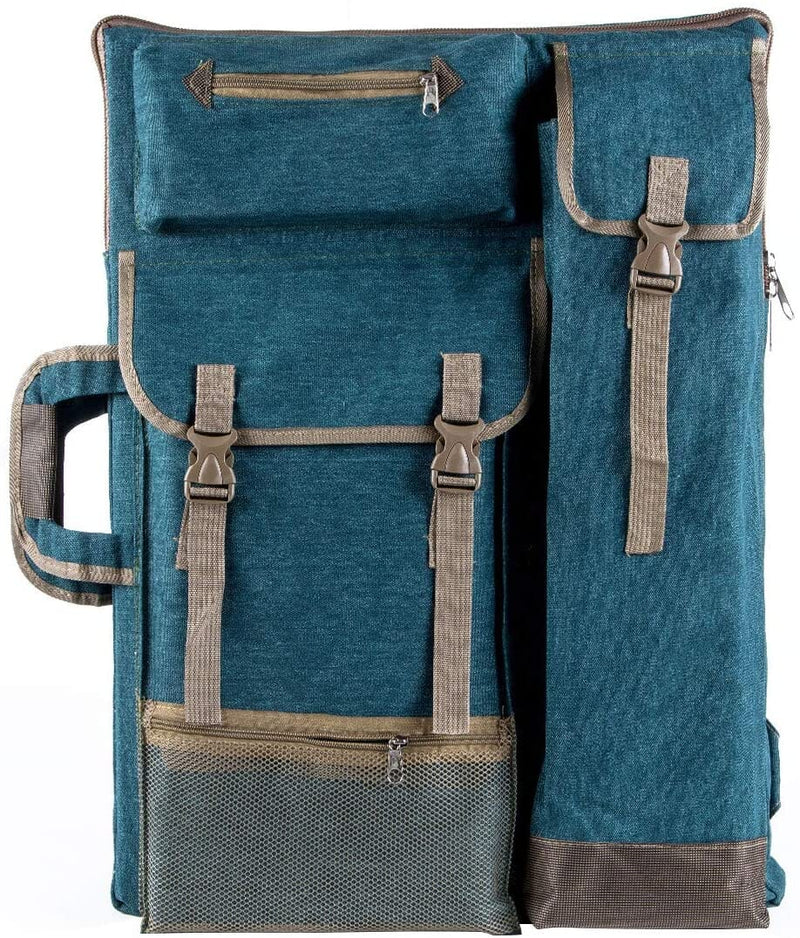 Transon Art Portfolio Case Artist Backpack Canvas Bag Large 26” x 19.5